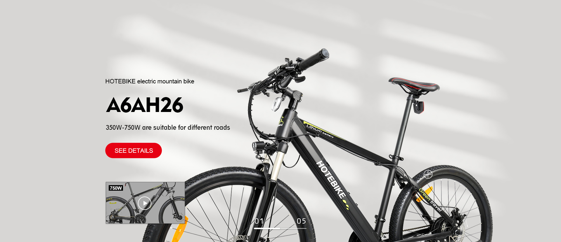 Electric Mountain Bike and e Bike Parts Online | Hotebike