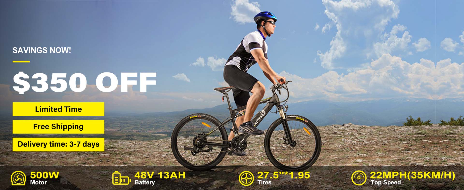 Beic Mynydd Trydan a rhannau beic poeth Ar-lein | Hotebike