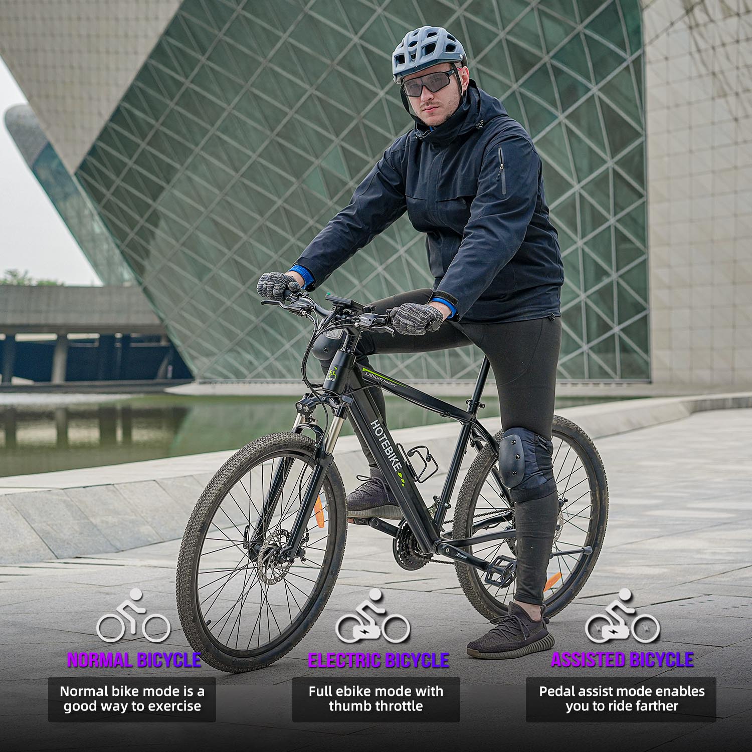 Bicycle yamagetsi yachiwiri 350W Electric Mountain Bike 10AH Battery ...